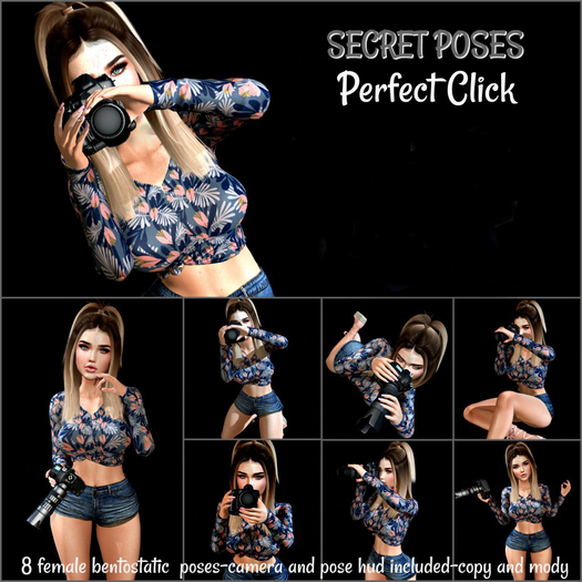 Second Life Marketplace - Secret Poses - Perfect Click - boxed